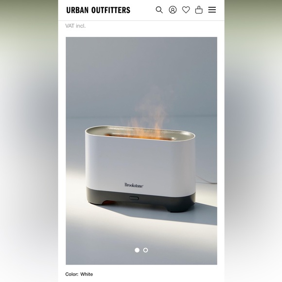 Brookstone | Other | New Brookstone Ambient Flame Ultrasonic Diffuser ...